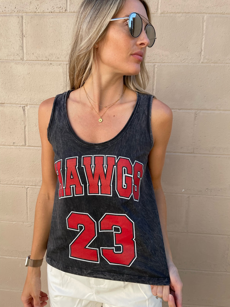 HAWGS 23 ::: Women's Tank in Charcoal – PODUNK