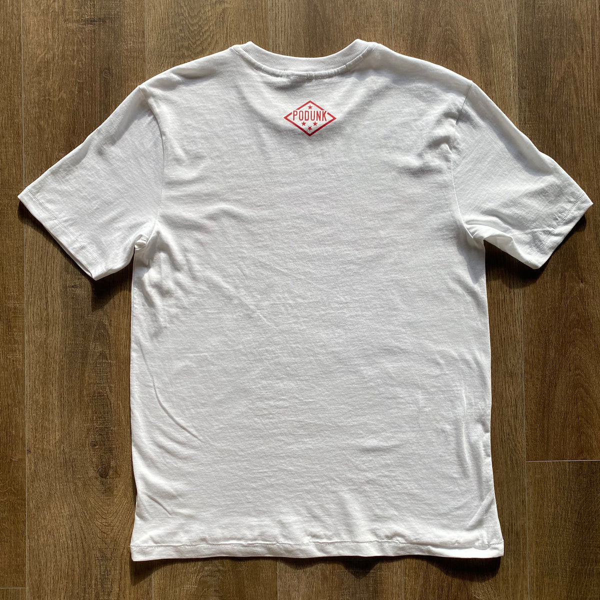 H to the izz-O ::: White Tee (Unisex) – PODUNK